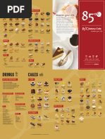 Menu - 85C Bakery Cafe | PDF | Breads | Cakes