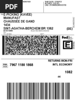 Caricom Invoice Blank | PDF | Invoice | Cargo