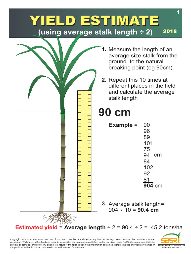 Yield Estimates | PDF | Agriculture