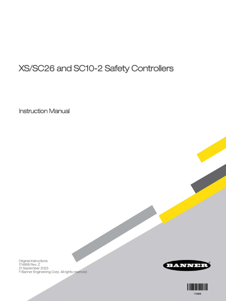 Banner Safety Controller | PDF | Programmable Logic Controller ...