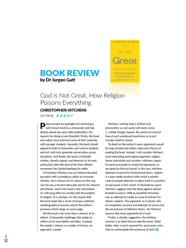 God Is Not Great | PDF