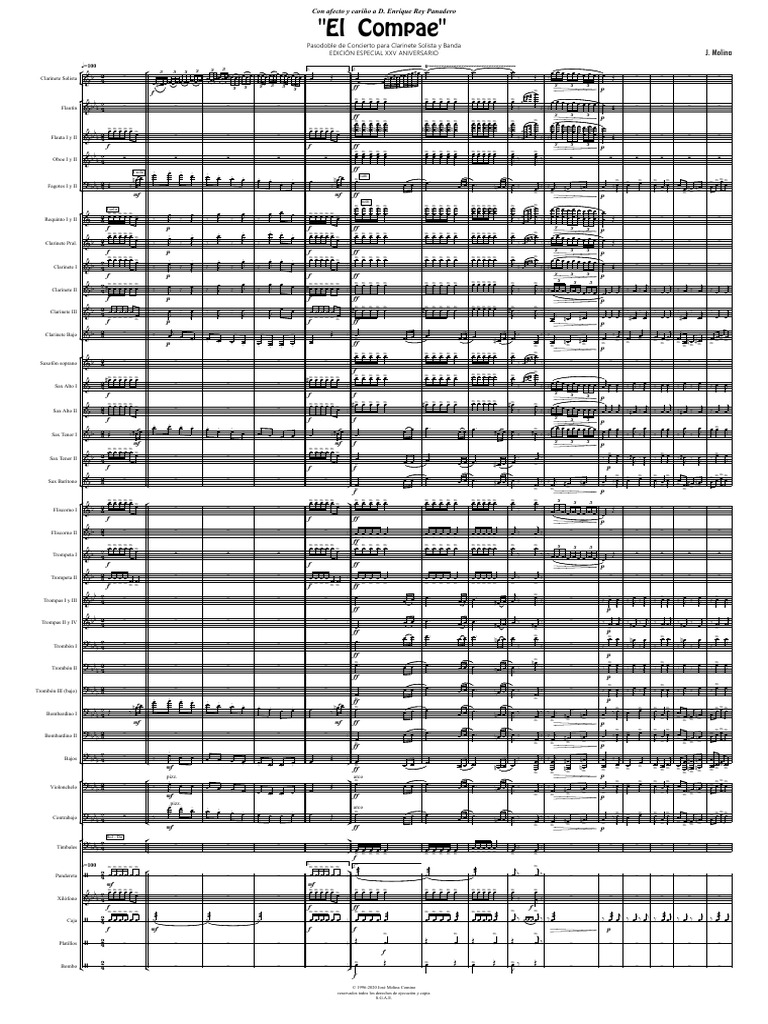 El Compae 2020 - Partitura y Partes | PDF