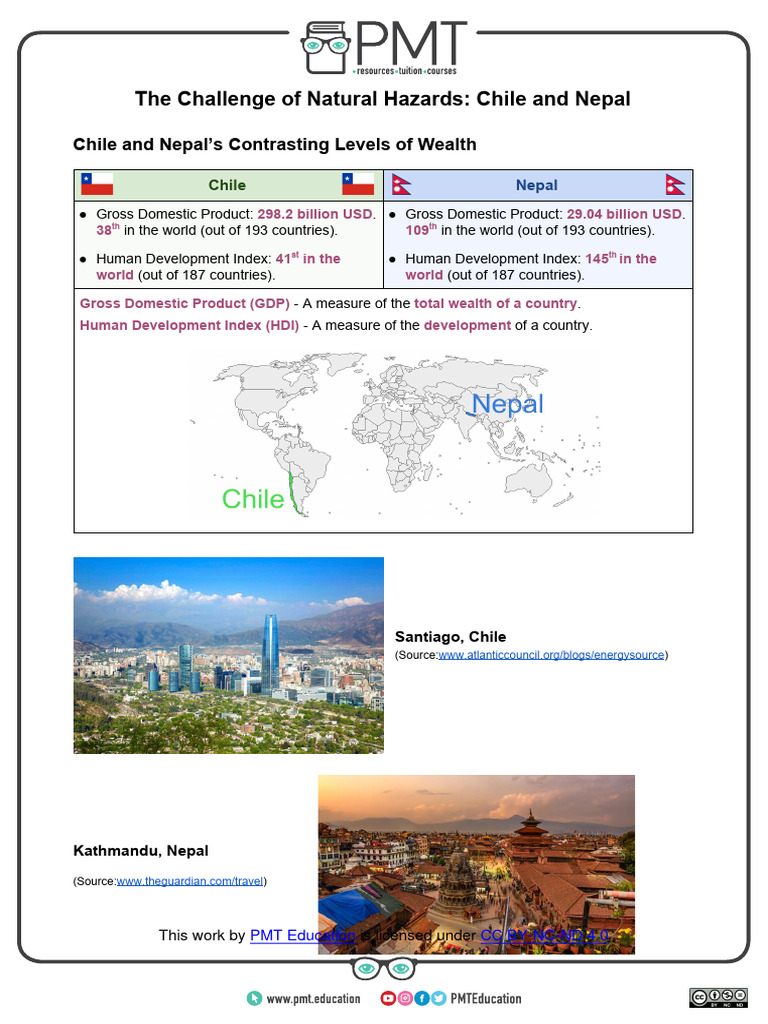 Earthquakes in Chile and Nepal | PDF | Earthquakes | Mount Everest