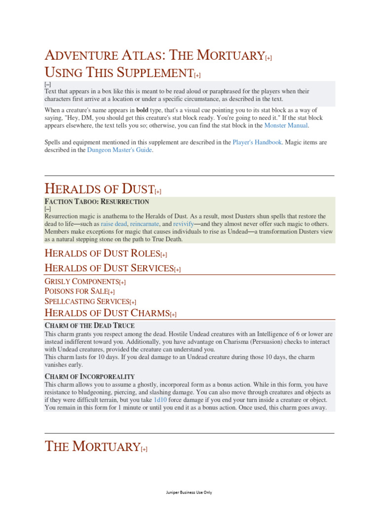 Adventure Atlas Mortuary (Planescape) | PDF | Ghosts | Exorcism