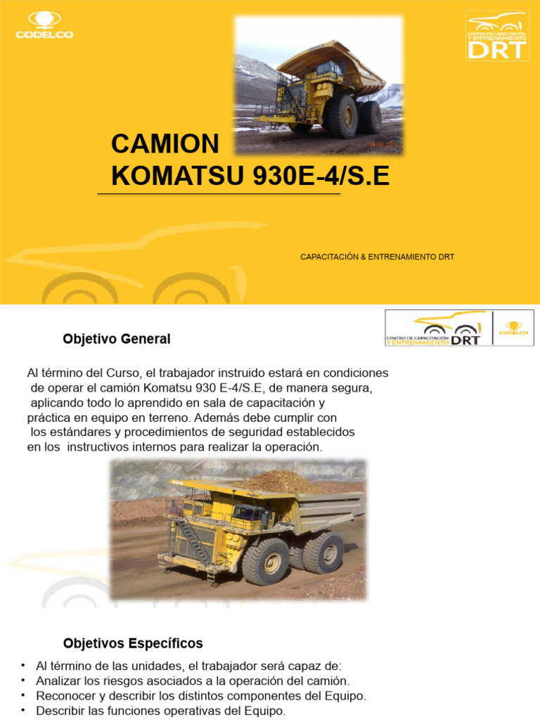 Caex 930 Se | PDF | Camión | Turbocompresor