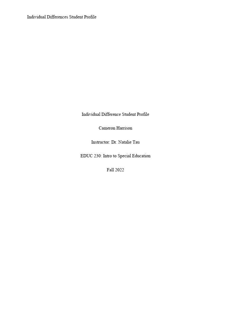 Idsp - Final Draft | PDF | Cognitive Psychology | Learning