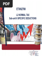 TAX 301 - 03 - General Deduction Formula and s24J - 2024 | PDF | Expense | Tax Deduction