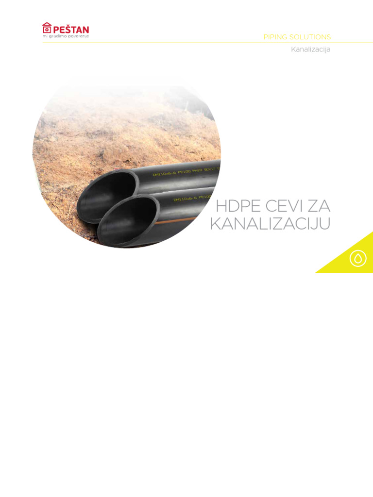 HDPE CEVI ZA KANALIZACIJU Komercijalni Katalog SRB Edicija 5 | PDF
