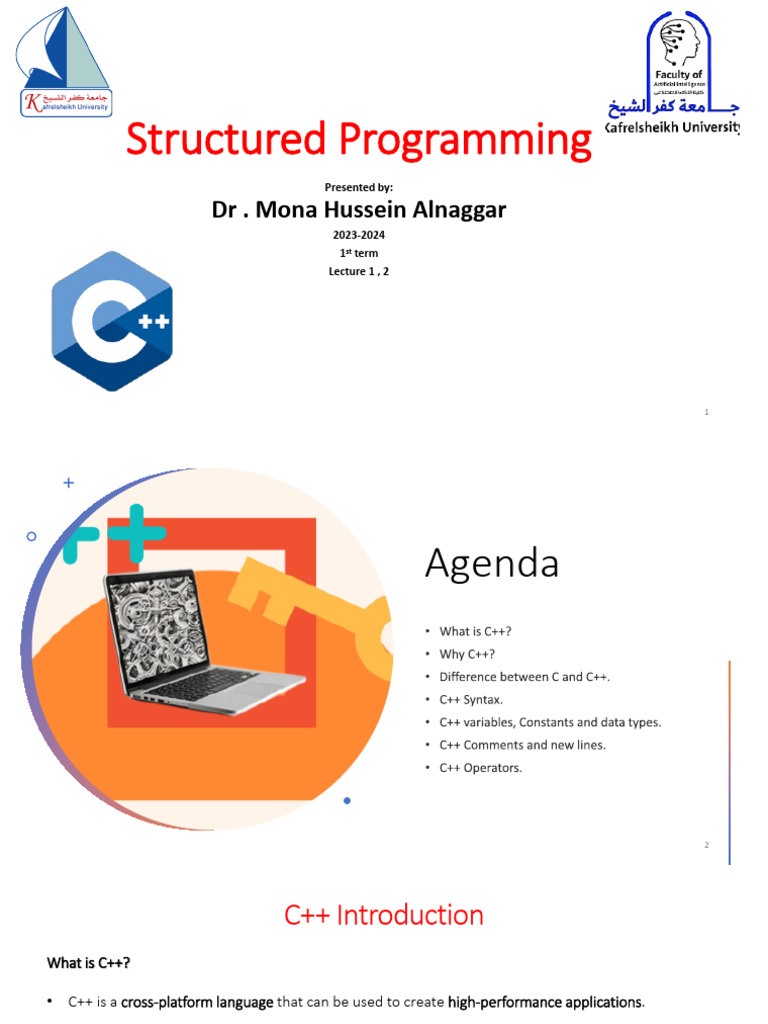 1 Structured+Programming11 10 2023 | PDF | Data Type | String (Computer Science)