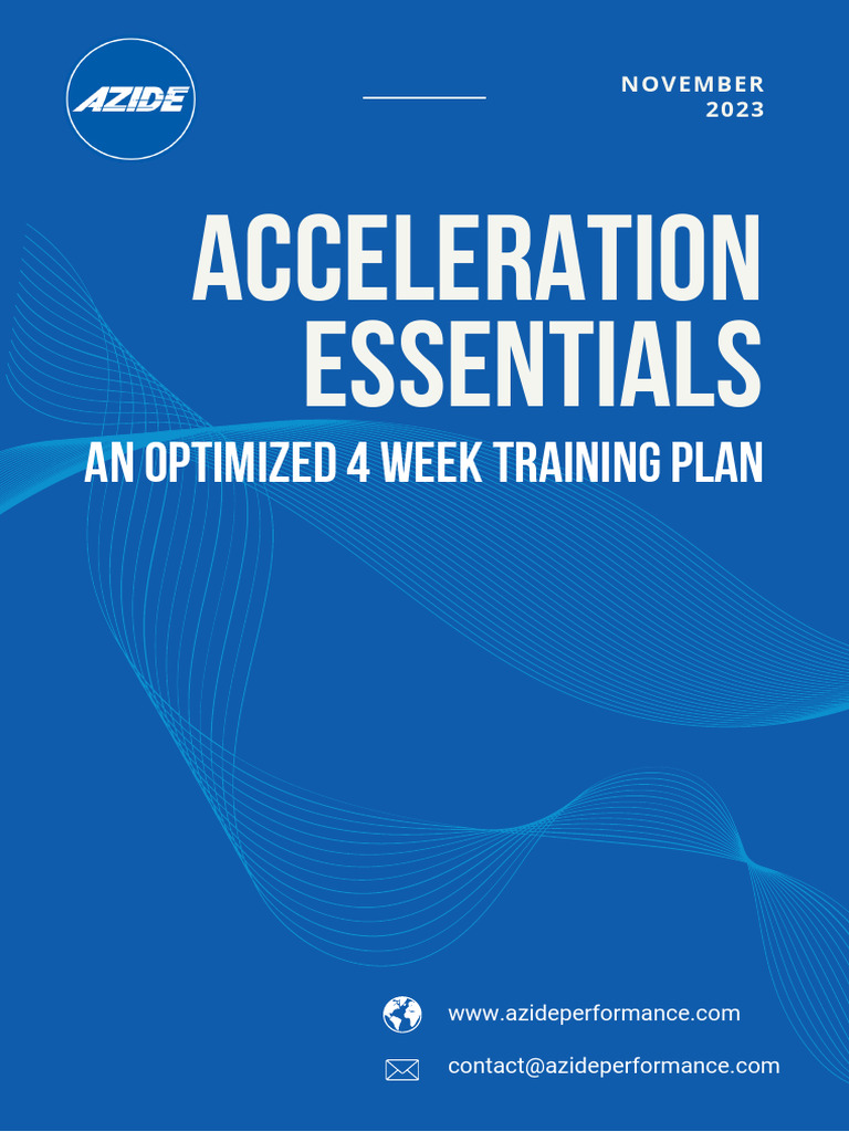 Athlete Acceleration Training Plan | PDF | Muscle Hypertrophy ...