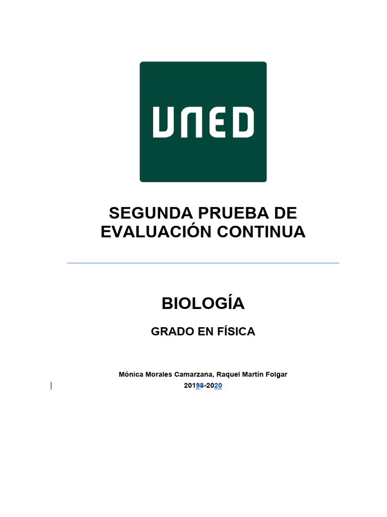 PEC - 2 Biología | PDF | Rna | Adn