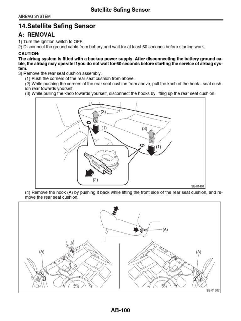 14 Satellite Safing Sensor | PDF | Airbag | Motor Vehicle