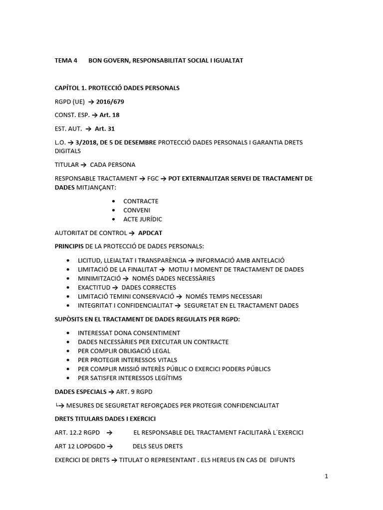 Esquema Tema 4 FGC | PDF