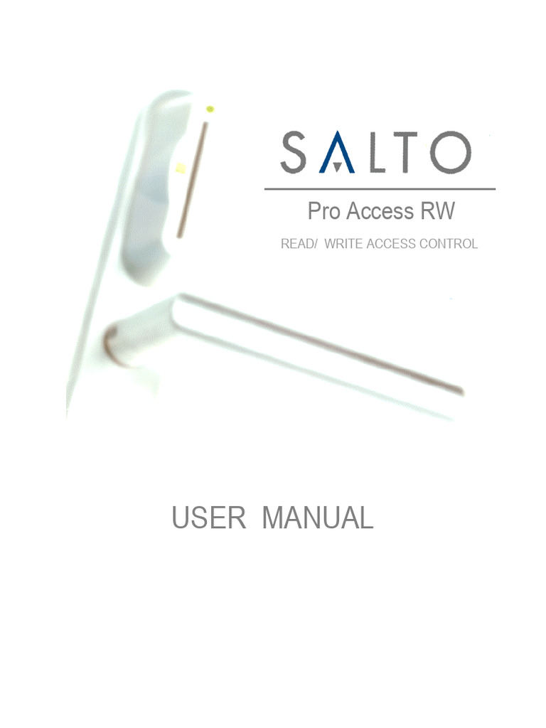 Pro Access RW User Manual | PDF | Icon (Computing) | Access Control