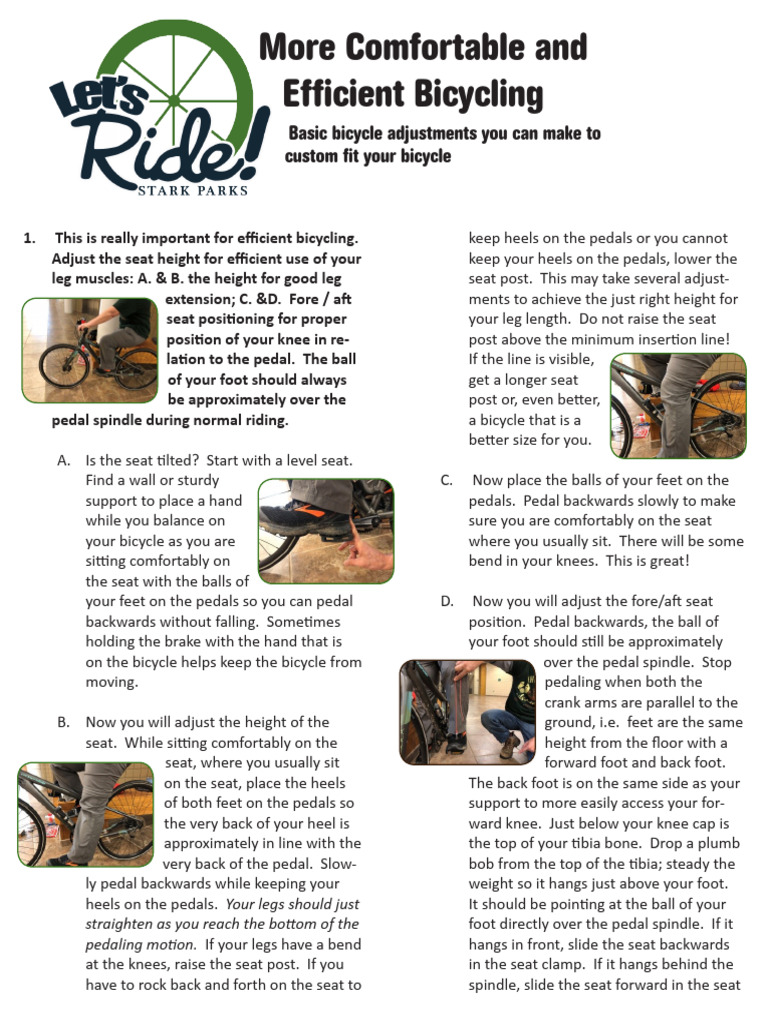 Bike Fit | PDF | Foot