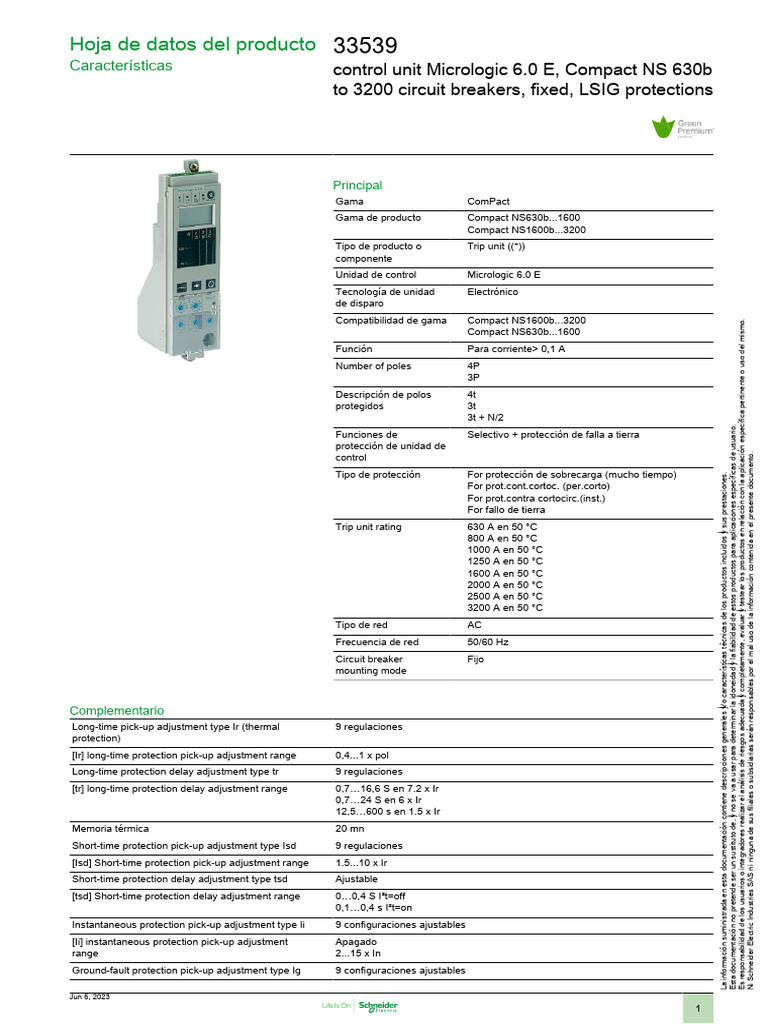 Micrologic 6.0E | PDF | Ciencias fisicas