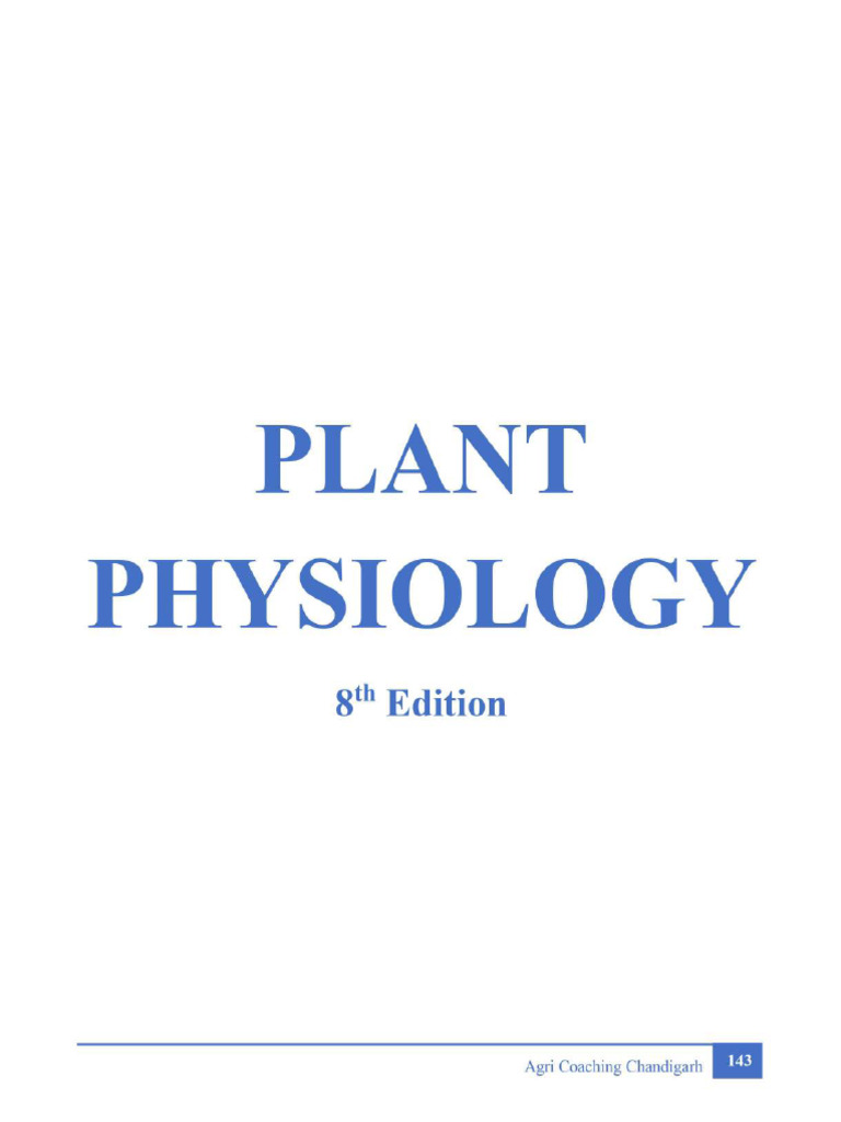 Plant Physiology | PDF