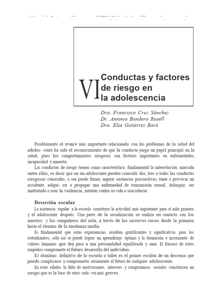 Capitulo VI | PDF | La dependencia de sustancias | Drogas