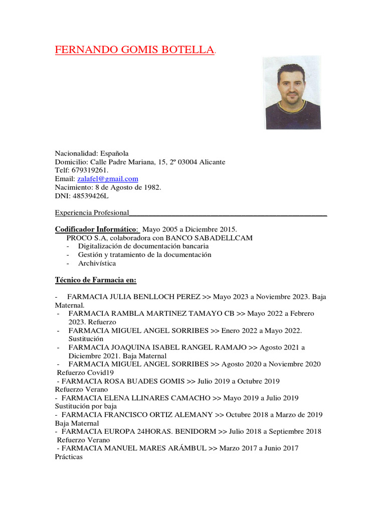 Curriculum Actualizado | PDF | Empresas de software de los Estados Unidos | Informática