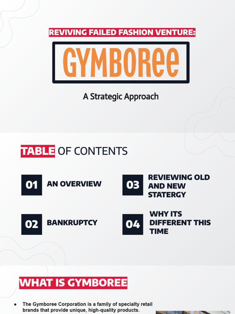 Gymboree Presentation | PDF | E Commerce | Brand
