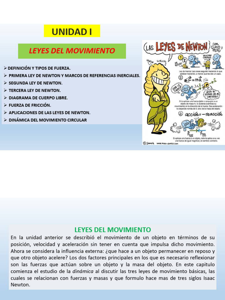 Leyes de Movimiento Dinámico | PDF | Fuerza | Las leyes del movimiento ...