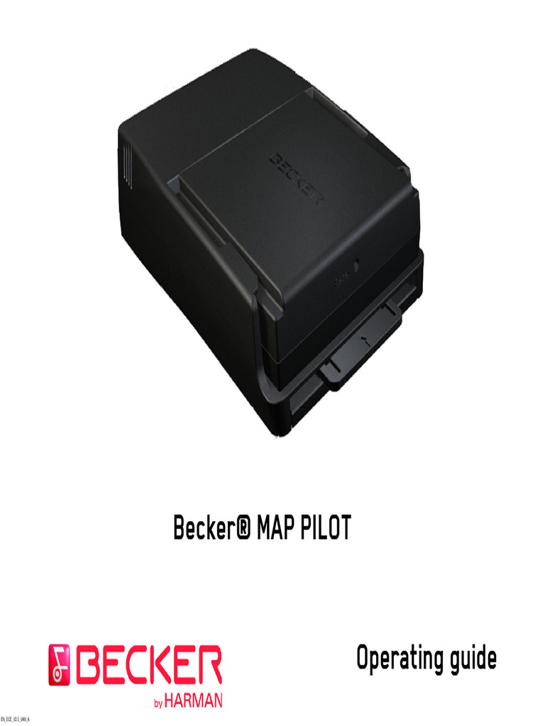Manual MAP PILOT Van V2 5 ECE en GB | PDF | Menu (Computing) | Usb