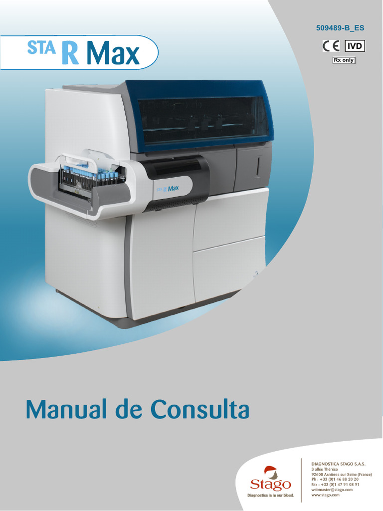 Es Sta#r#Max Reference#Manual 20210506 | PDF | Laboratorios | Dispositivo médico