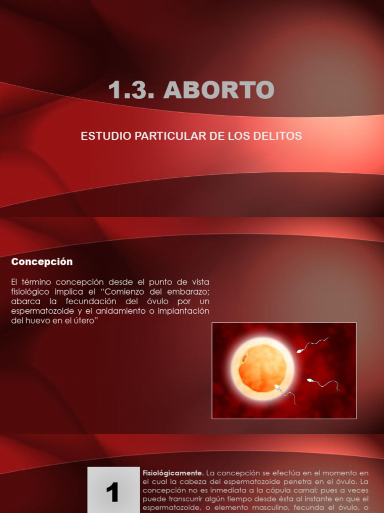 1.3. Aborto | Descargar gratis PDF | El embarazo | Aborto