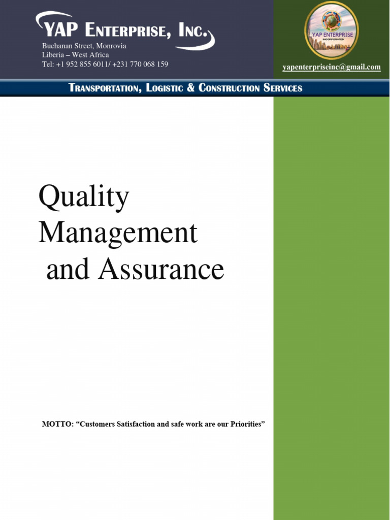 Quality Assurance and Management | PDF | Audit | Business
