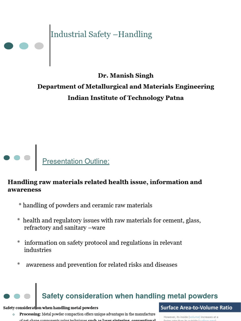 11.industrial Safety - Handling | PDF | Occupational Safety And Health ...