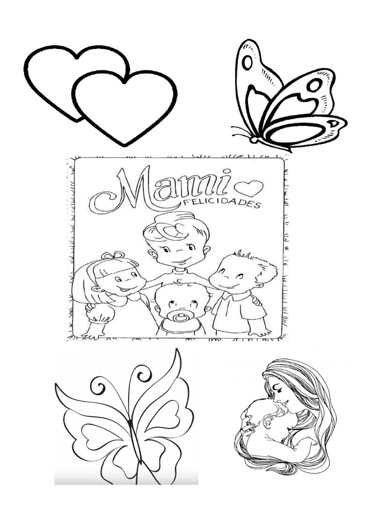 Dibujo Dia De La Madre Pdf
