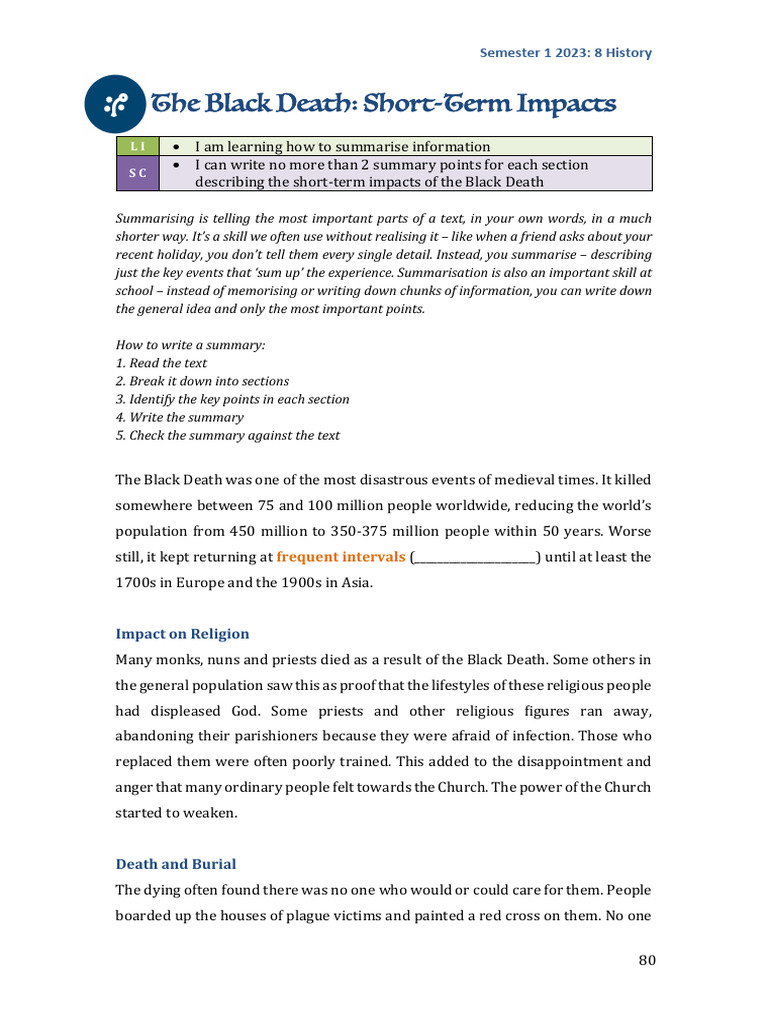 8B Medieval Europe + Black Death-Part-12 | PDF | Black Death | Slavery