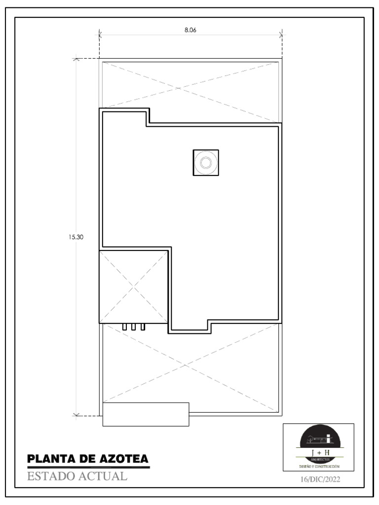 Planta de Azotea - Actual | PDF