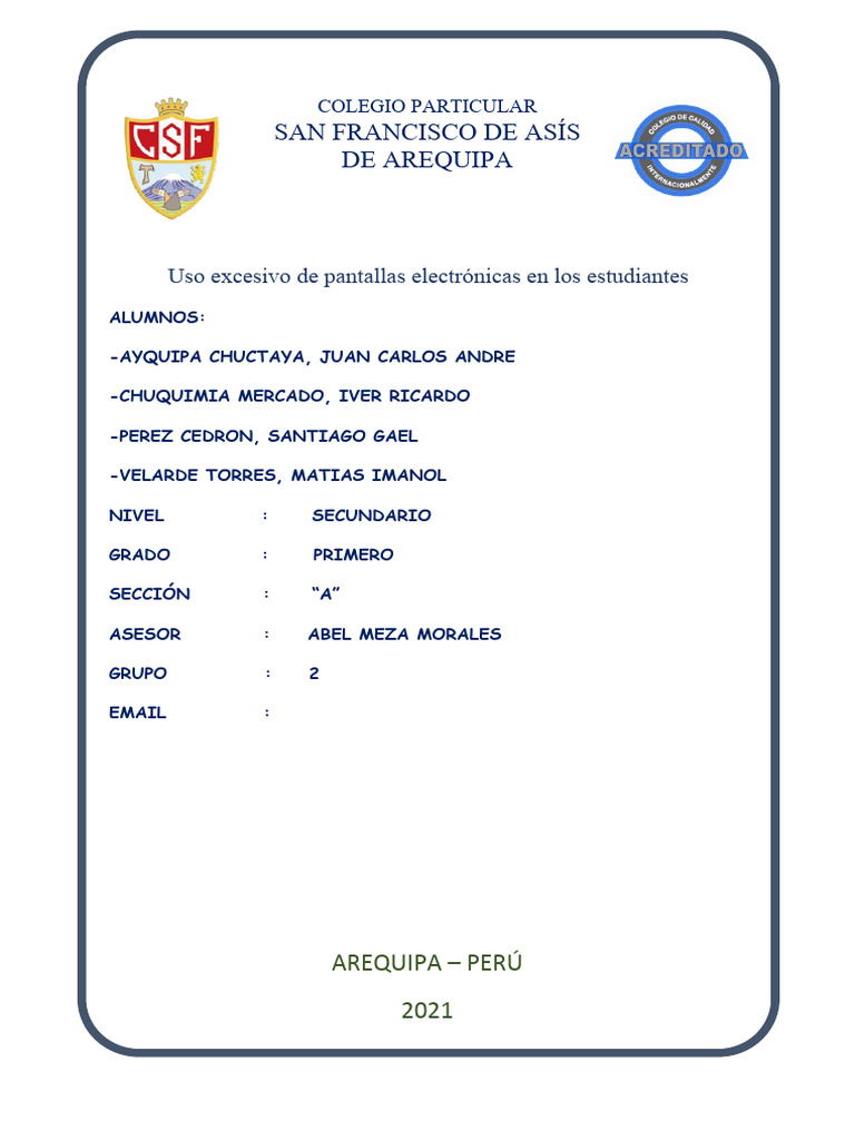 Informe Final Grupo 2 Abp | PDF