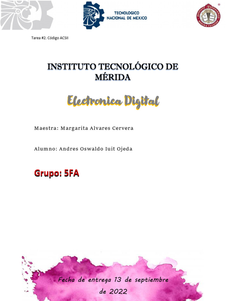 Significado y Uso del Código ASCII | PDF | Ascii | Codificación de ...