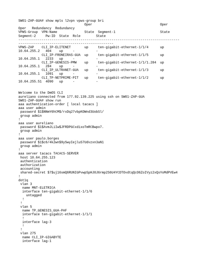 BackUp - SW GUA 29 06 2022 | PDF | Virtual Private Network | Computing