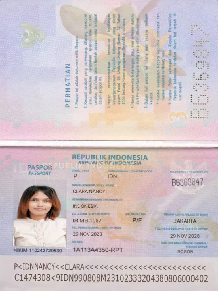 Paspor - Clara Nancy | PDF