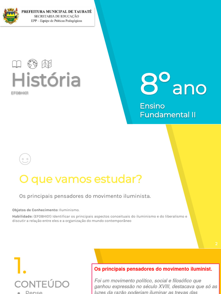 Os Principais Pensadores Do Movimento Iluminista | PDF | Iluminismo ...