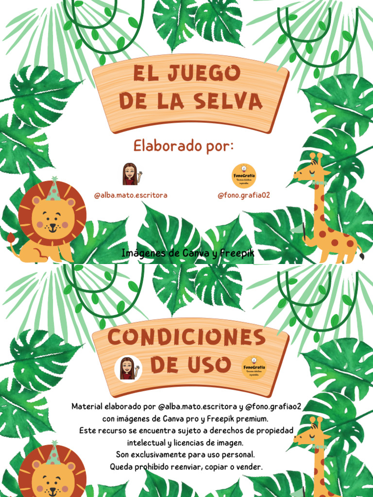 El Juego de La Selva | PDF
