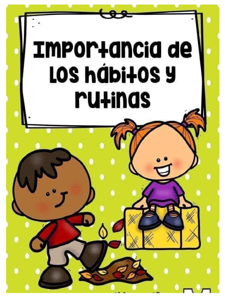 La Importancia de Los Habitos y Rutinas | PDF