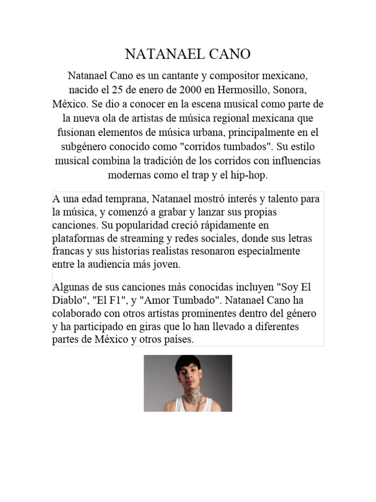 Natanael Cano | PDF