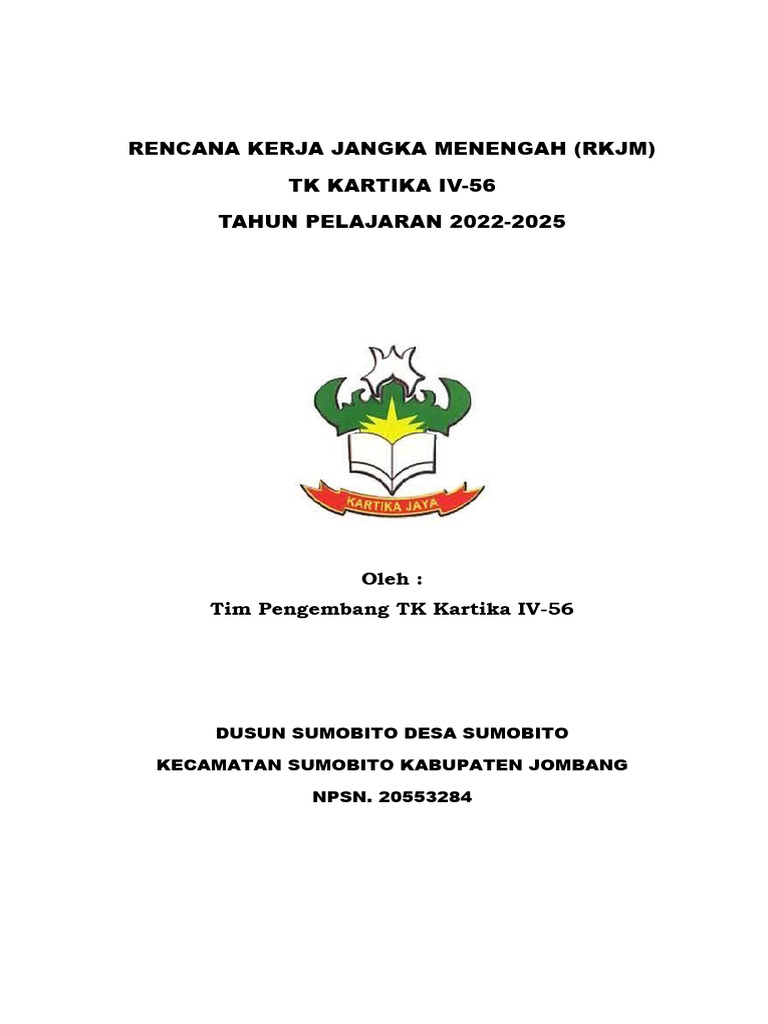 RKJM Tahun 2022-2025 | PDF
