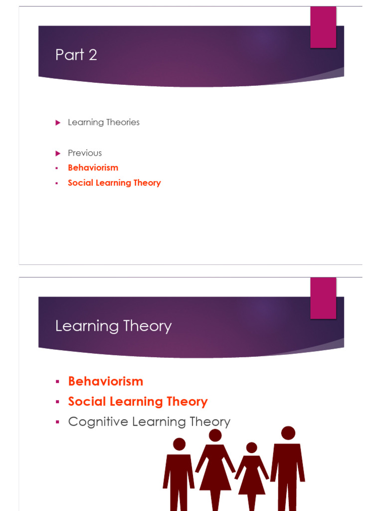 Theories - of - Learning - Part 2 | PDF | Learning | Constructivism (Philosophy Of Education)