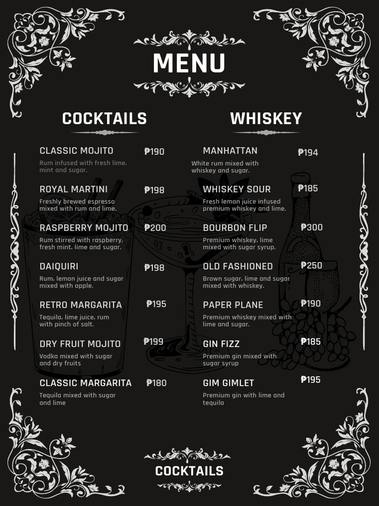 Cocktail Menu | PDF