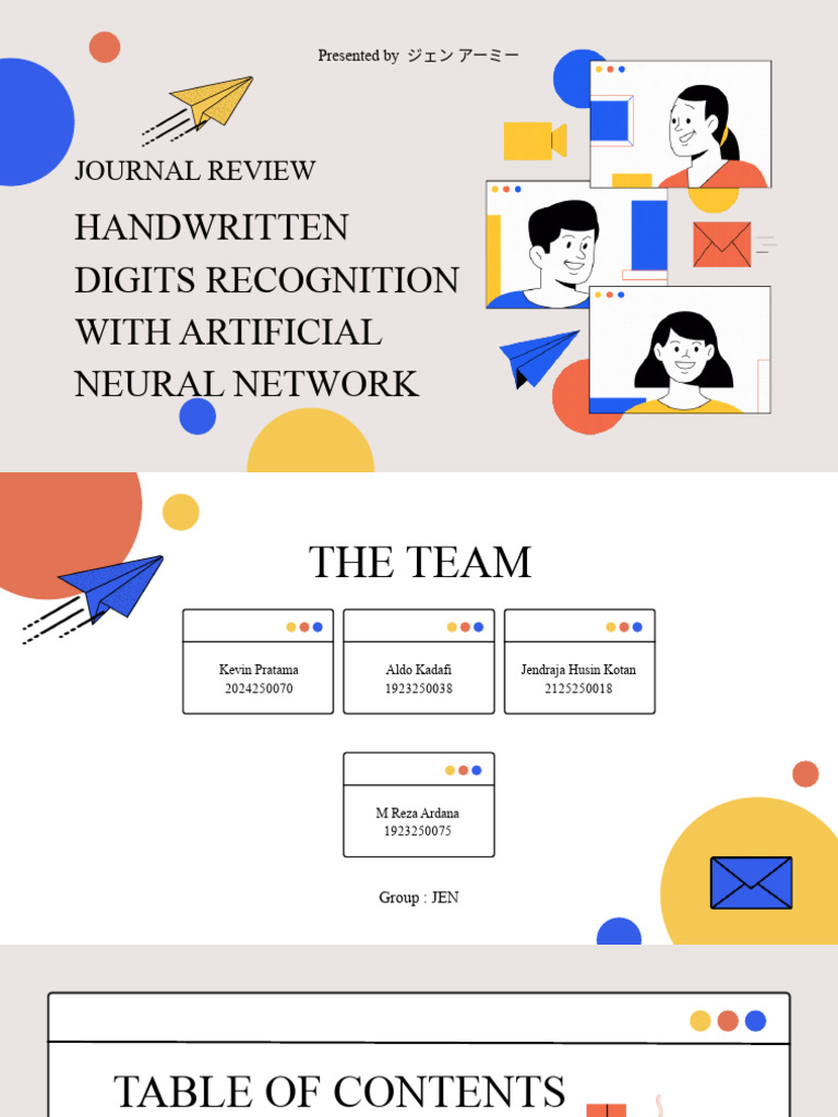 Kelompok Jen Handwritten Digits Recognition With Artificial Neural Network Pdf
