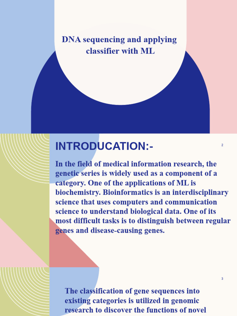 DNA Sequencing With Machine Learning | PDF | Dna Sequencing | Machine Learning
