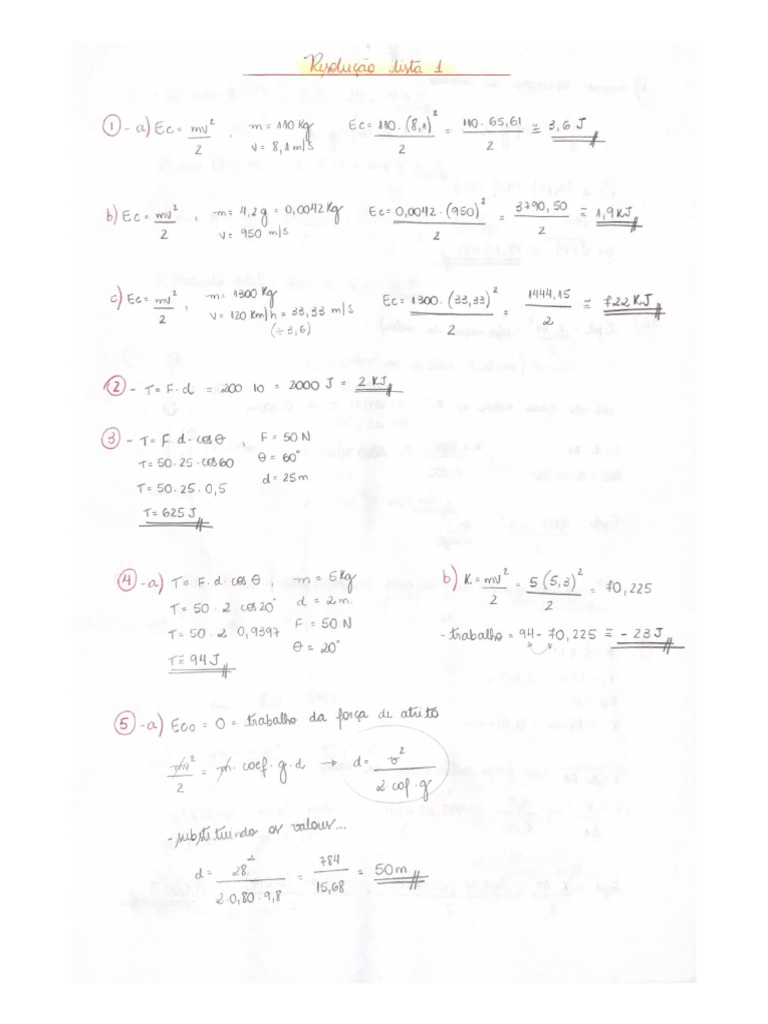Lista 1 - Fisica Ii | PDF