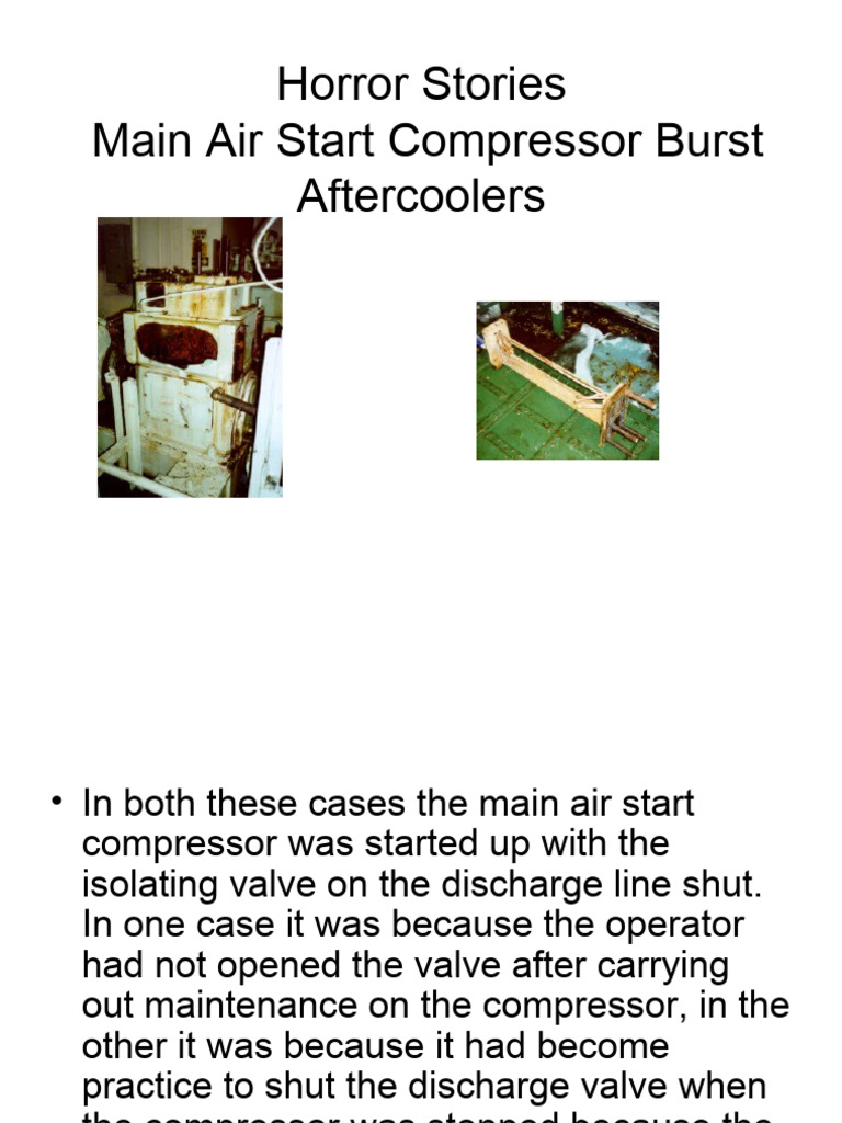 Air Start Compressor Burst | PDF | Home & Garden | Technology & Engineering