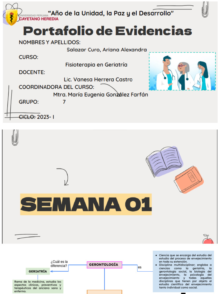 Portafolio UNIDAD GERIATRÍA | Descargar gratis PDF | Gerontología | Geriatría