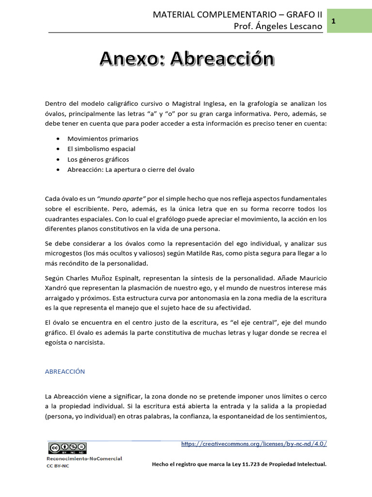 C. ABREACCIÓN | PDF | Propiedad intelectual | Sicología